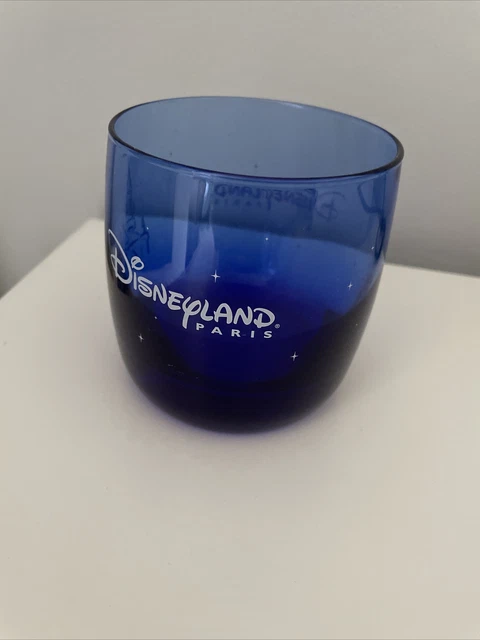 DISNEYLAND PARIS BLUE Glass Disney Castle Tumbler Disney Parks £9.99 ...