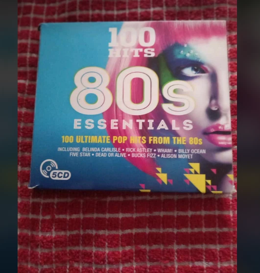 100 HITS 80S ESSENTIALS- 5 CD SET- TRIFOLD COVER - ORIGINAL ARTIST ...