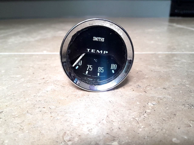CLASSIC MINI COOPER S Smiths Water Oil Temp Gauge Rare Mg Bmc Mk1 1275 ...