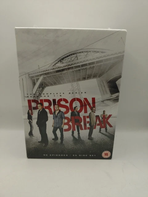 PRISON BREAK - Series 1-5 - Complete 25 Disc Set (DVD, 2017) New Sealed ...
