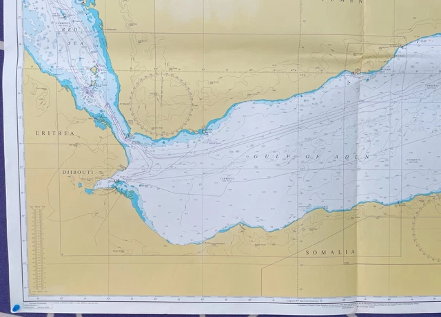 ADMIRALTY 2964 GULF OF ADEN AND APPROACHES Map Chart Maritime Genius ...