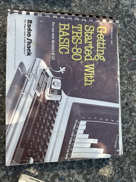GETTING STARTED WITH TRS-80 Basic Book Radio-Shack for Model I & III ...