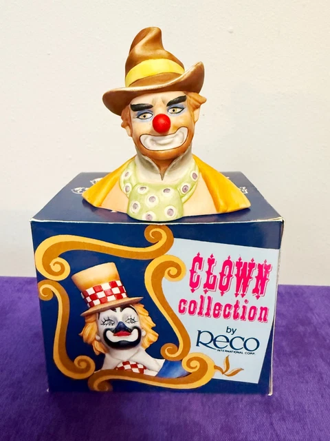 THE RECO CLOWN Collection "Top Hat" by John McClelland, 1984 Hard to ...