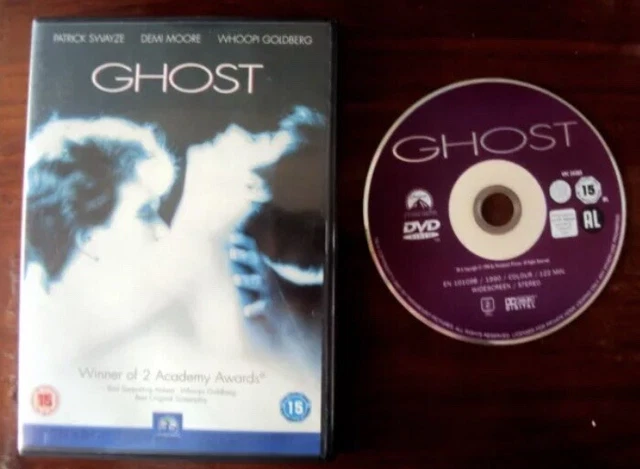 GHOST CLASSIC DVD Film Patrick Swayze Demi Moore Whoopi Goldberg Cert ...