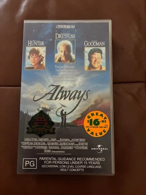 ALWAYS VHS STEPHEN Spielberg PAL Format $15.00 - PicClick AU