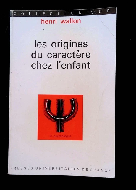 #7470 HENRI WALLON, Les origines du caractère chez l'enfant EUR 14,00 ...