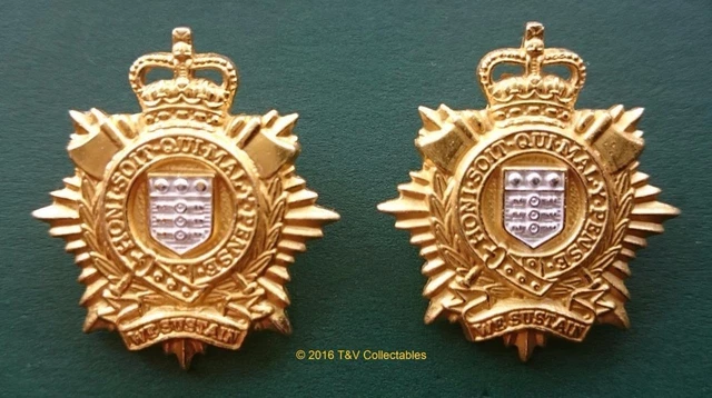 ROYAL LOGISTIC CORPS (RLC) (10th Anniversary) COLLAR BADGES £13.99 ...