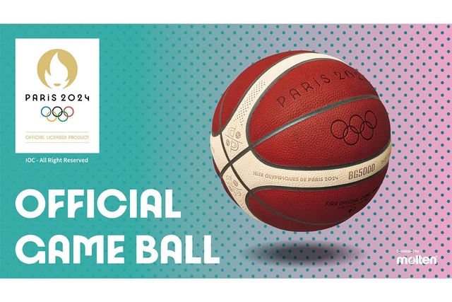 MOLTEN BASKETBALL PARIS 2024 Olympic Official Match Ball BG5000 Size 6 ...