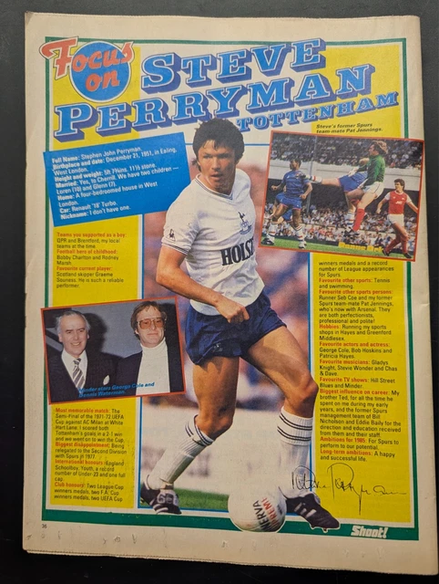 SHOOT MAGAZINE COMIC, 19th January 1985, Football, IPC Magazines. £4.99 ...