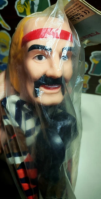VINTAGE HULK HOGAN WWF Punching Puppet In Bag With Header Card 1980’s ...