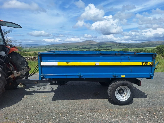 FLEMMING TR4 4 Ton Tractor Tipping Trailer 2019 Farm Stables £2,505.72 ...