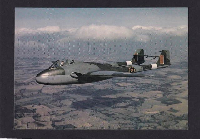 ROYAL AIR FORCE (RAF) - De Havilland Vampire F1 - Postcard £2.00 ...