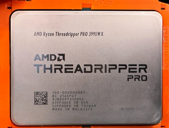 AMD RYZEN THREADRIPPER PRO 3995WX CPU 64 Core workstation Processor Up ...