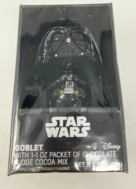STAR WARS GOBLET w/ 1 Packet of Double Chocolate Cocoa Mix - Darth ...