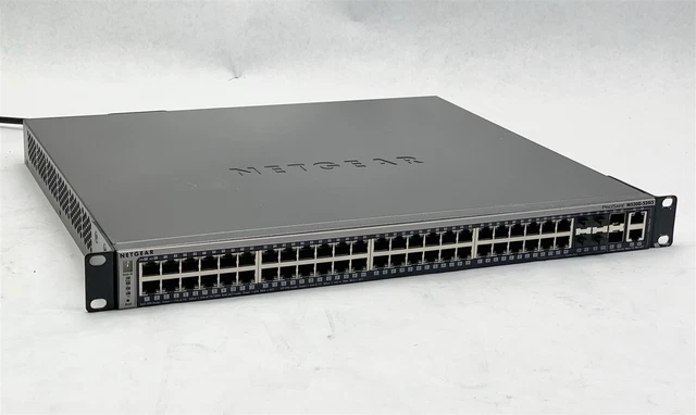 NETGEAR PROSAFE M5300-52G3 48-Port PoE+ Managed L3 Gigabit Switch w/2 ...