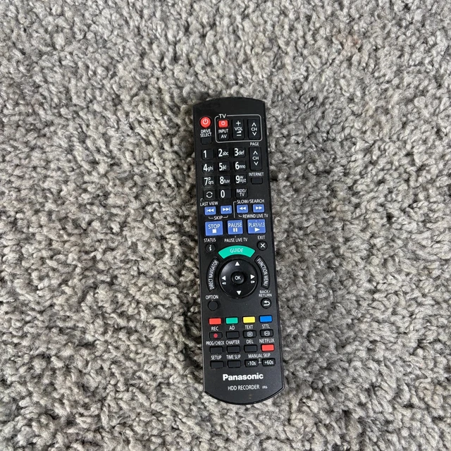 GENUINE PANASONIC IR6 HDD Recorder Remote £10.00 - PicClick UK