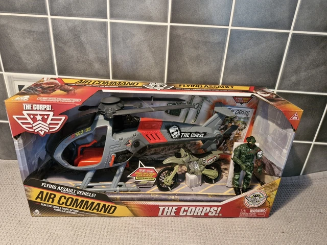 LANARD THE CORPS Elite vs The Curse Air Command Vehicle Set Lights ...