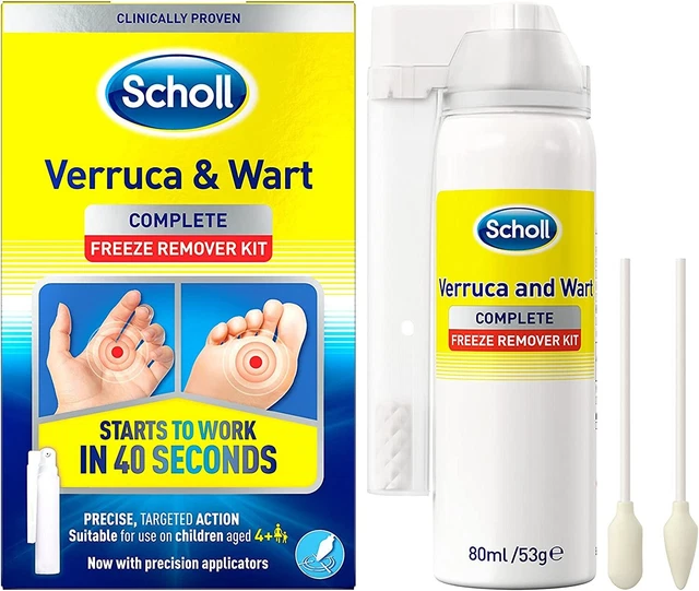 SCHOLL FREEZE VERRUCA and Wart Remover, 80ml £16.39 - PicClick UK