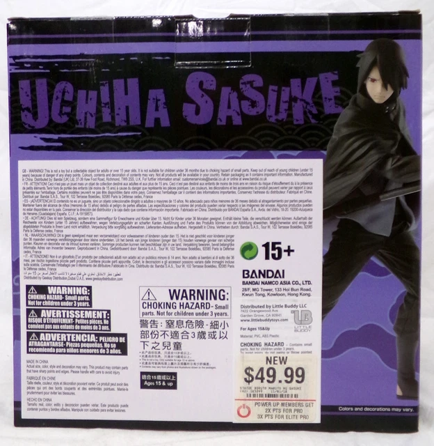 FIGURA SASUKE BORUTO Naruto La Nueva Generación Bandai Banpresto 2017 ...