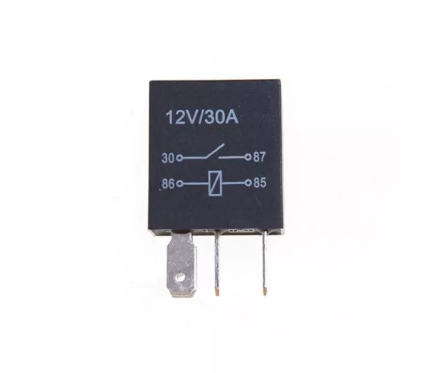 MINI MICRO RELE Relè Universale Auto 12V 30A 4 pin contatti Fiat Lancia ...