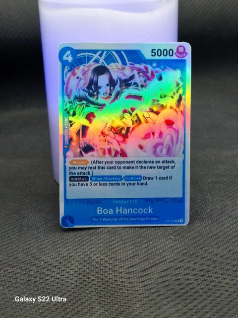 ONE PIECE TCG Boa Hancock Custom Holographic Leader EUR 6,50 - PicClick IT