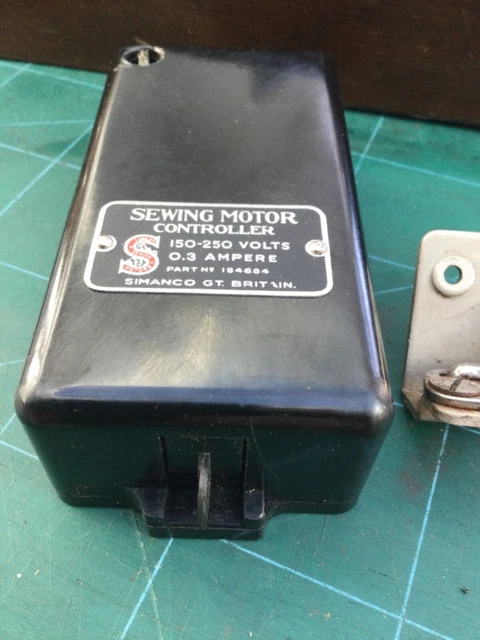 VINTAGE SINGER SEWING Machine Knee Controller Switch Simanco 194684 £16 ...