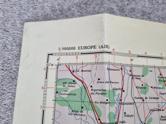 ORIGINAL WW2 LINEN Backed RAF map Of MADRID 1942 £26.00 - PicClick UK