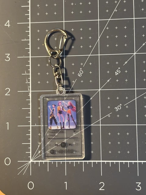 KPOP DEMON HUNTER HUNTR/X TAKEDOWN Music Player Custom Acrylic Keychain ...