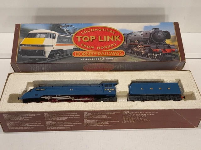 HORNBY R304 LNER CLASS A4 4-6-2 Locomotive 4468 MALLARD LNER Blue ...