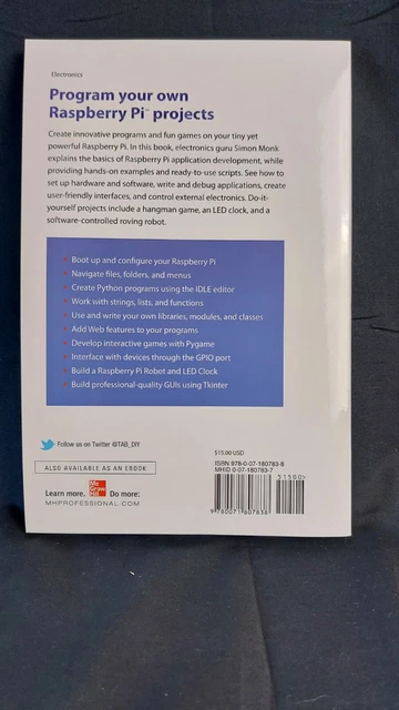 PROGRAMMING THE RASPBERRY Pi : Getting Started with Python by Simon ... PROGRAMMING THE RASPBERRY Pi : Getting Started with Python by Simon ...