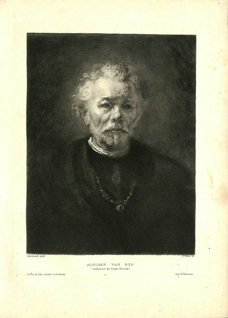 ROGER FAVIER / Gravure Originale " Adriaen Van Ryn " Peinture De ...