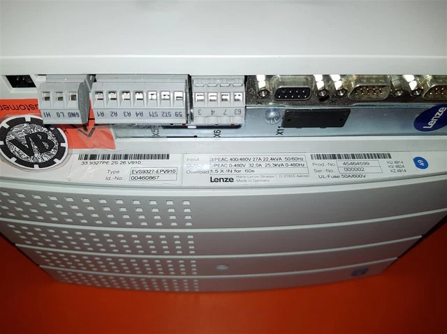 LENZE EVS9327-EPV910 / 33.9327PE.2S.26-V910 Servo Converter £4,206.04 - PicClick UK