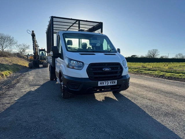 FORD TRANSIT 2.0 350 EcoBlue HD Leader tipper cage body 2dr Diesel M ...
