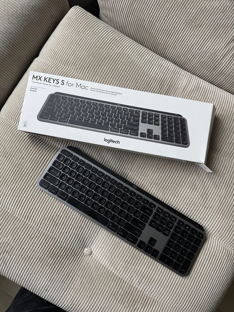 LOGITECH MX KEYS S Full-Size Bluetooth Wireless Keyboard - Black 920 ...