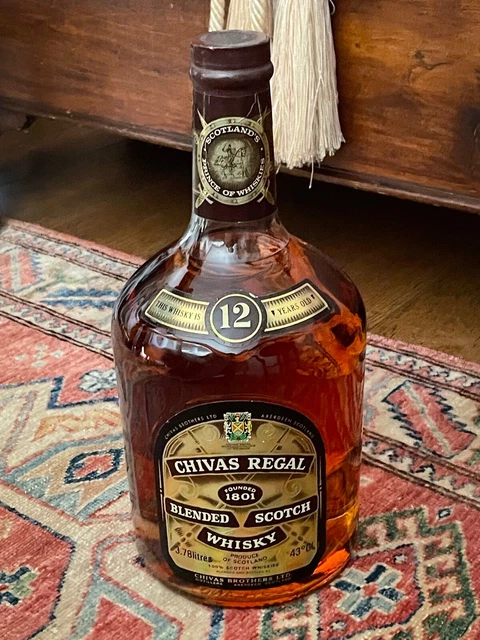 WHISKY CHIVAS REGAL 12 YEARS MAGNUM OLD BLENDED SCOTCH 3,78 litri CON ...