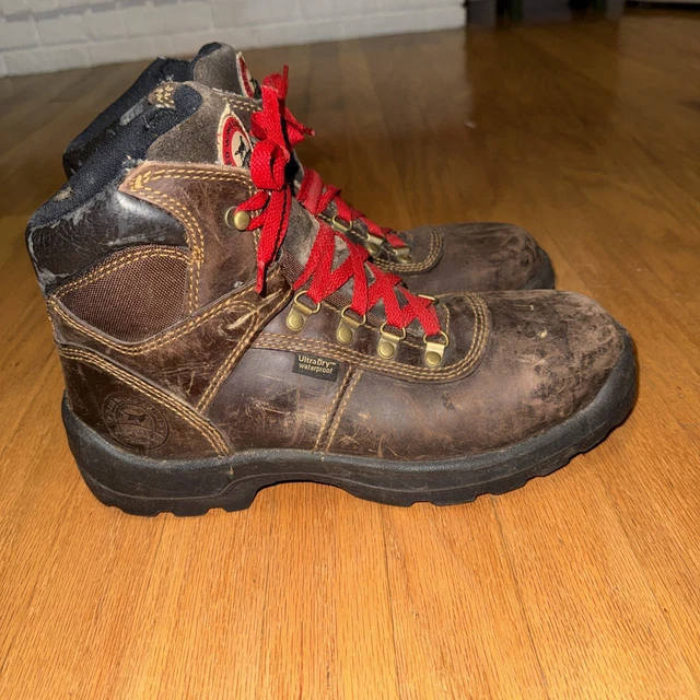 IRISH SETTER ELY Ultra Dry WP 6" Brown Work Boot Soft Toe 83617 Size 9. ...