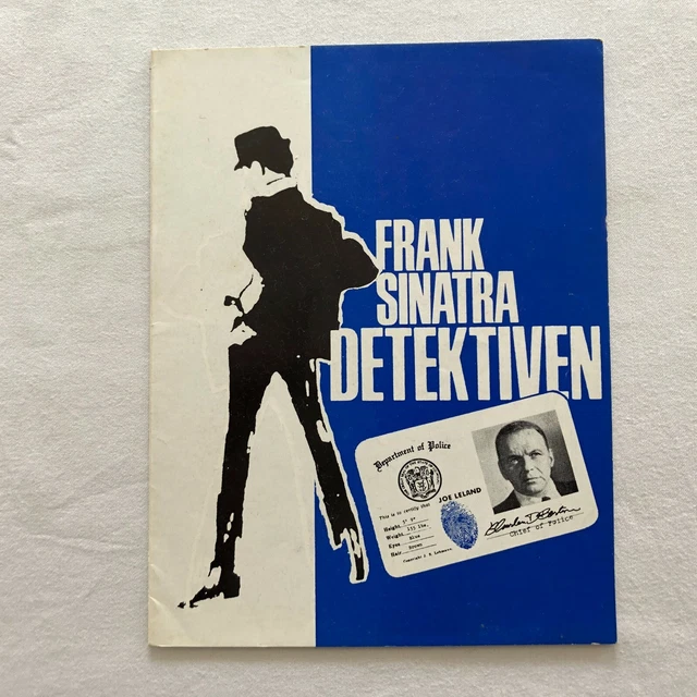 THE DETECTIVE FRANK Sinatra Lee Remick Ralph Meeker 1968 Danish Movie ...