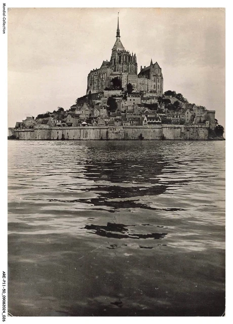 AREP11-0690-50 - ABBAYE du MONT SAINT-MICHEL - Face est a marrée haute ...