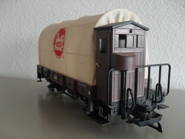LGB 40130 Planwagen mit Metallachsen in OVP Spur G EUR 65,50 - PicClick DE