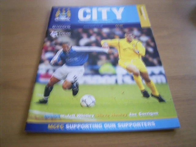 MANCHESTER CITY V Liverpool Premier 2000-01 £1.68 - PicClick UK
