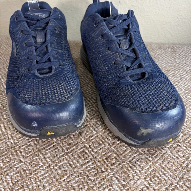 KEEN MEN’S UTILITY ASTM F2413-18 Steel Toe Work Mesh Shoes Navy Sz 11 ...
