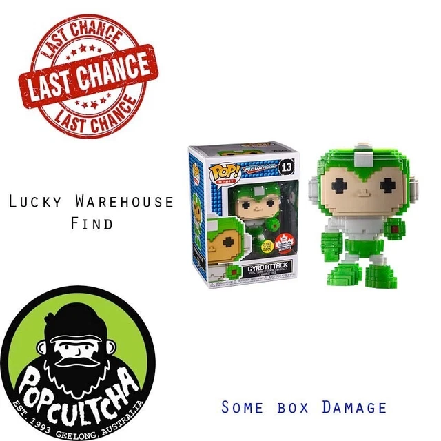 MEGA MAN - Mega Man (Gyro Attack) Glow in the Dark 8-Bit Pop! Vinyl ...