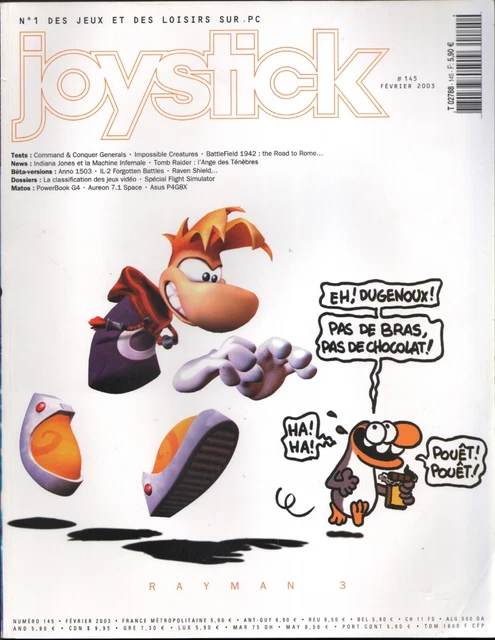 JOYSTICK MAGAZINE #145 February 2003 with its two CD-ROMs £5.20 ...