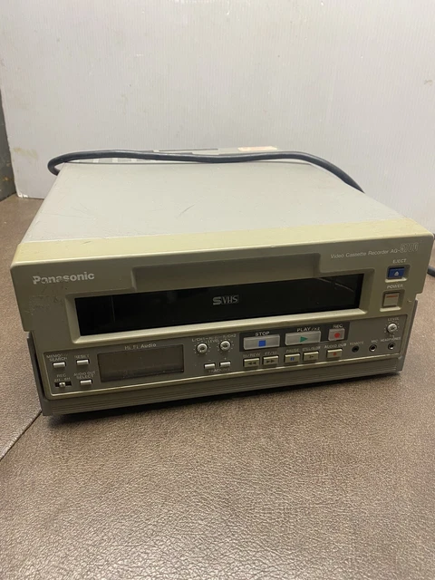 PANASONIC AG-5700 S-VHS Videocassette PER PARTI/RIPARAZIONI VENDUTE ...