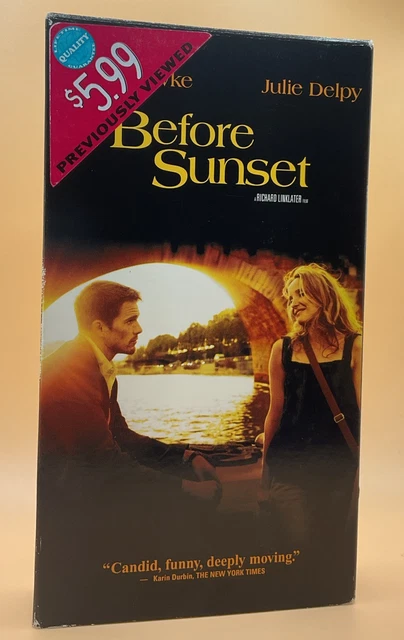 BEFORE SUNSET VHS 2004 Late Era Ethan Hawke **Buy 2 Get 1 Free** £21.89 - PicClick UK