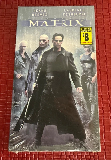 FIRST PRINT THE Matrix VHS 1999 SEALED Keanu Reeves Warner Brothers ...