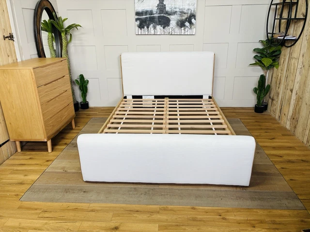 WEST ELM ASHER King Size Bed Rrp £1599 R63 £1,100.00 - PicClick UK