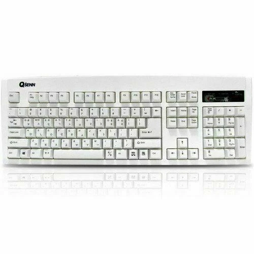 QSENN SEM-DT35 GAMING Keyboard EN/KR Layout USB (White) £41.99 - PicClick UK
