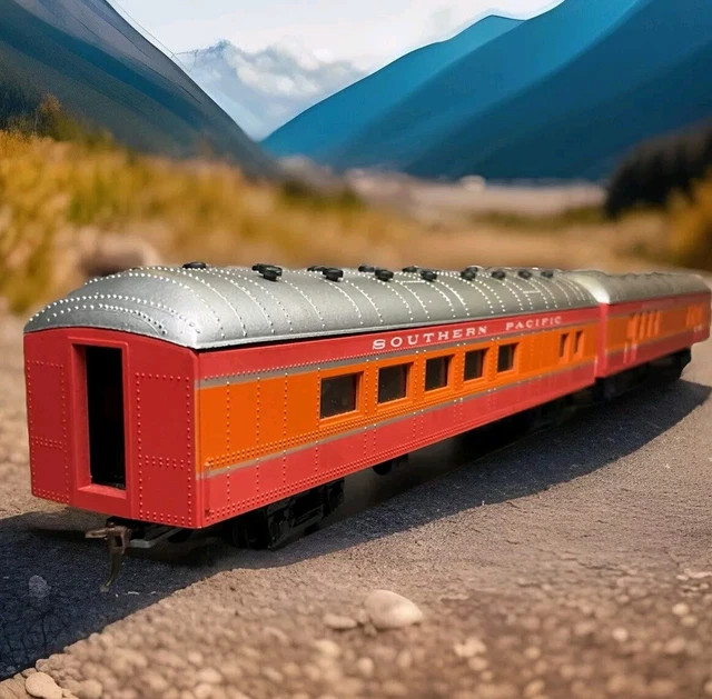 RAKE OF 2 Southern Pacific Orange Silver HO Coaches £14.99 - PicClick UK