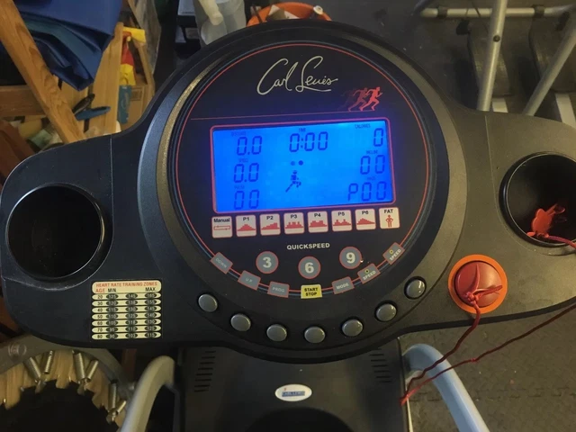 CARL LEWIS FOLDING Motor Treadmill MOTP12 Running Machine, Used With ...